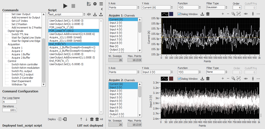 Scripting module | NANONIS